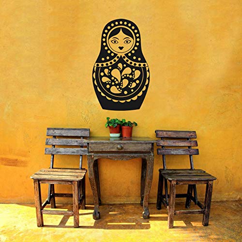 Amazon.com: Vinyl Sticker Matryoshka Doll Russian Nesting Stacking Doll ...