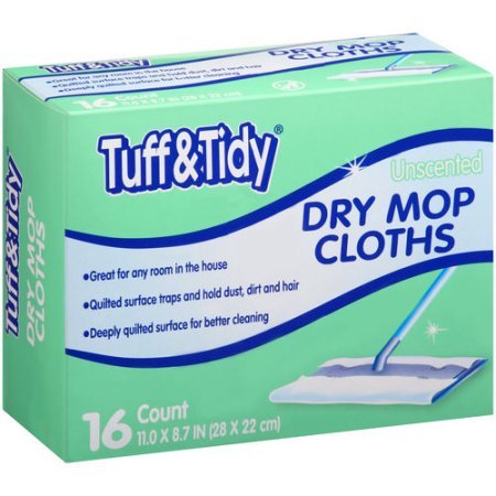 Tuff & Tidy Unscented Dry Mop Cloths, 16 count : Amazon.in: Home & Kitchen