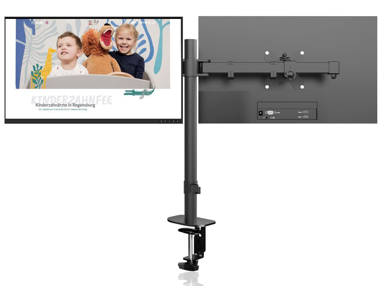 Suptek Dual Monitor Stands For 13 27 Inch Lcd Led | Desertcart Sri Lanka