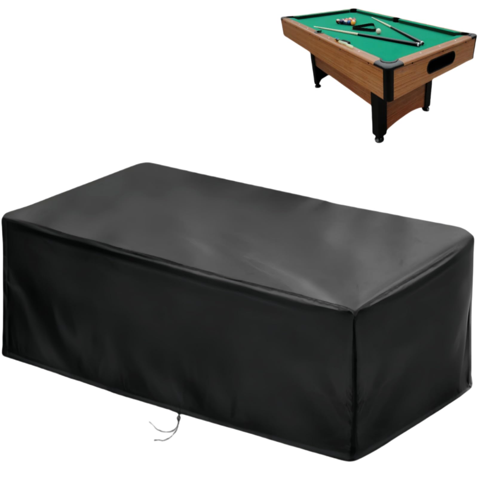 Snapklik.com : 2025 Upgraded FabricSaking 8 Ft Pool Table Cover Waterproof