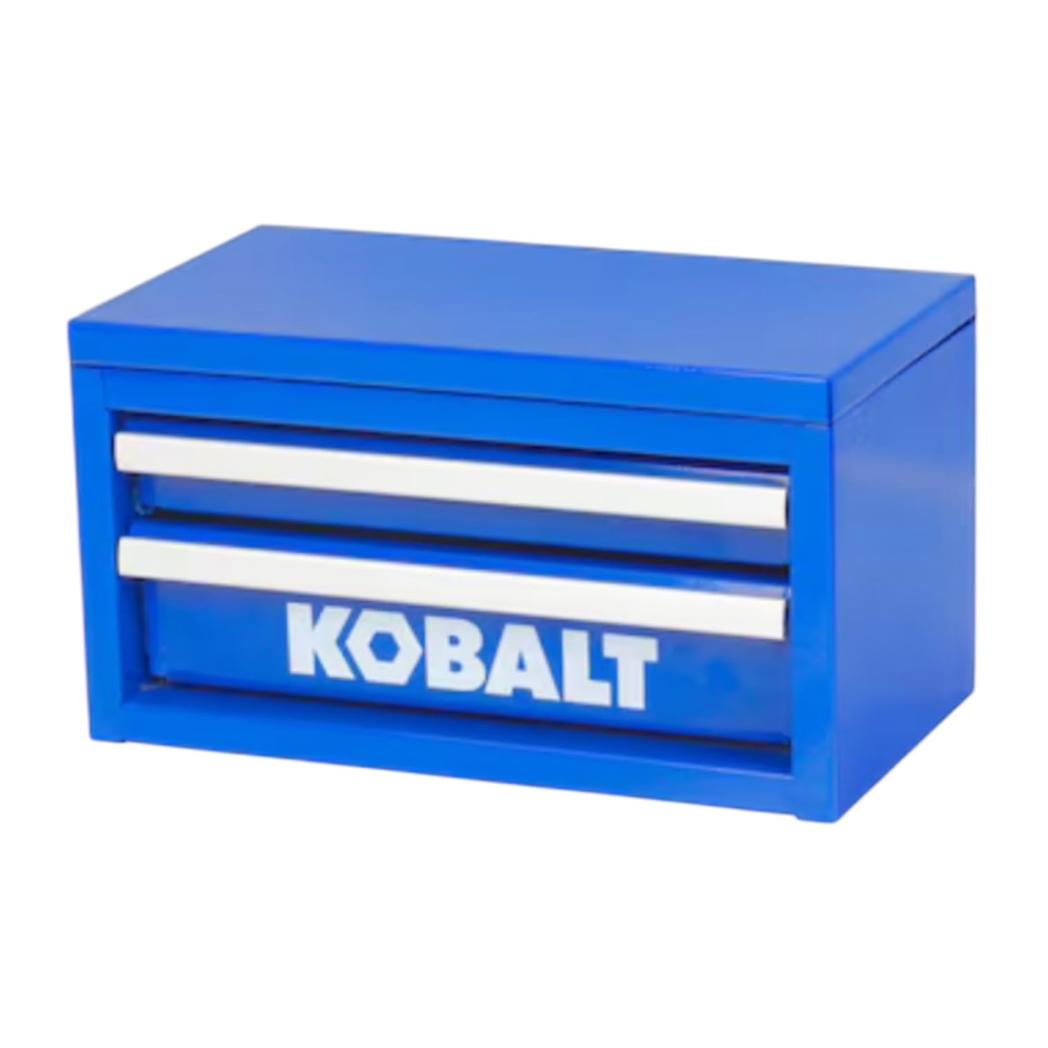 Mini 2-Drawer Blue Steel Tool Box 10.83-in W x 5.91-in H x 5.91-in D