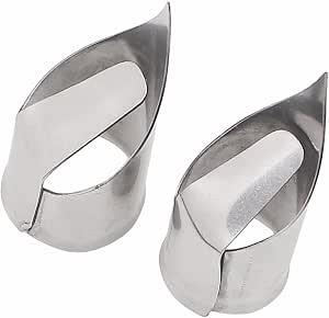 Amazon.com: Fbshicung 2Pcs Thumber Point Turner Lapel Tool Stainless ...