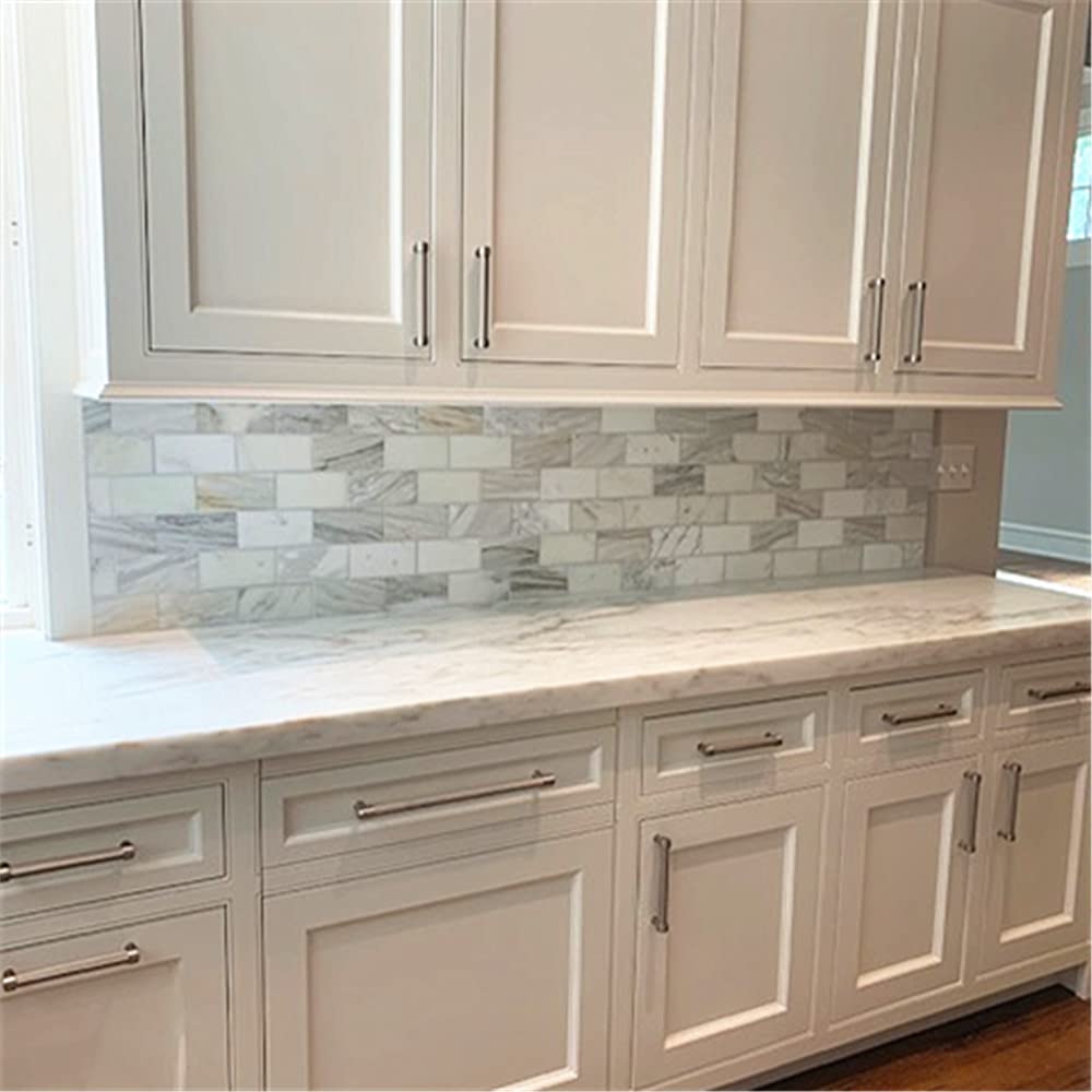 Calcutta Marble Backsplash