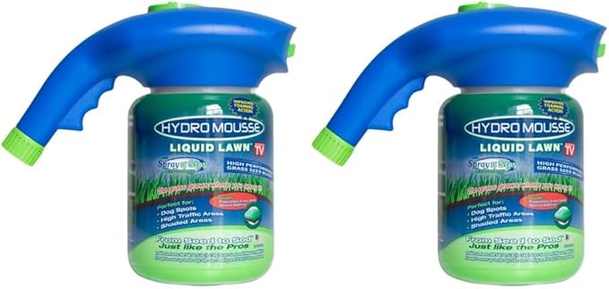 Amazon.com: Hydro Mousse Liquid Lawn System – Grass Seed Spray Kit for ...