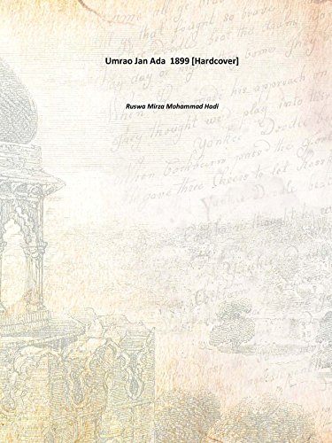 Amazon.in: Buy Umrao Jan Ada 1899 [Hardcover] Book Online at Low Prices ...