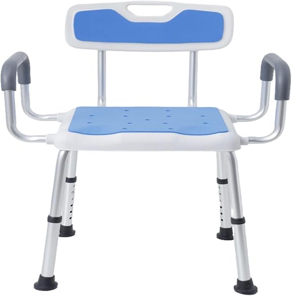 King Mills Plus Size Extra Wide Shower Chair for Elderly and Disabled ...