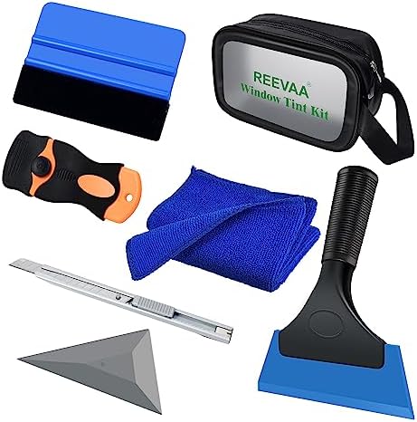 Amazon.com: REEEVAA Window Tint Kit Window Tint Tools Car Window Film ...