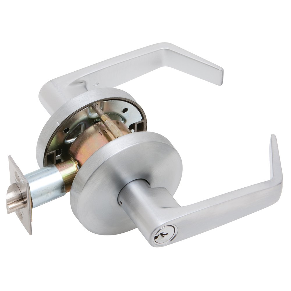 Falcon W581P DAN 626 Dane Satin Chrome Medium Duty Storeroom Lever ...