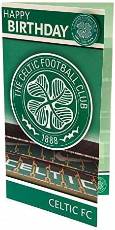 Official Celtic FC Birthday Card & Badge : Amazon.co.uk: Stationery ...