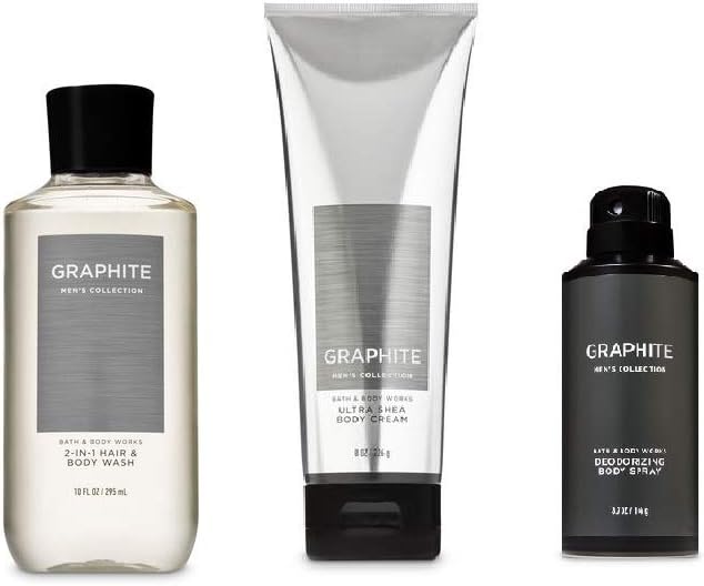 Amazon.com : Bath and Body Works Graphite (2019 Edition) 2-in-1 Hair ...