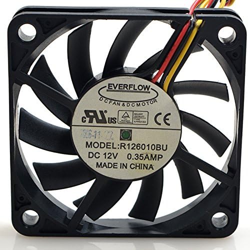 Amazon.co.jp: EVERFLOW R126010BU 6010 6CM 12V 0.25A 冷却ファン : パソコン・周辺機器