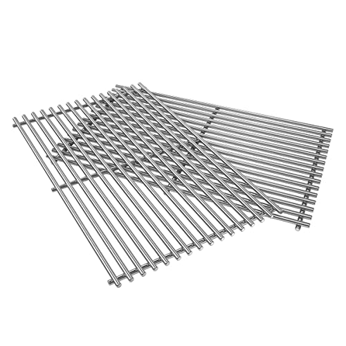 SafBbcue 18.75" Stainless Steel Cooking Grates for Weber Genesis II E ...