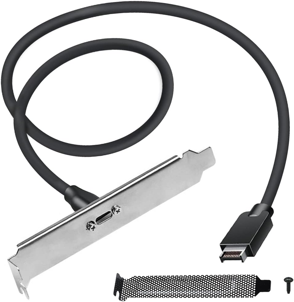 Amazon.com: DKARDU USB 3.2 Gen 2 USB-C Front Panel Adapter Cable ...