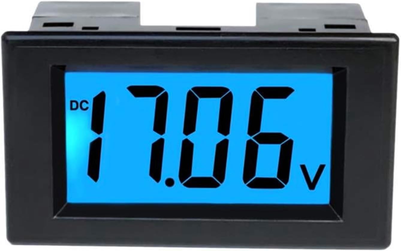 Amazon.com: DC 12V 24V LCD Digital Display Volt Panel Meter D85-131 ...