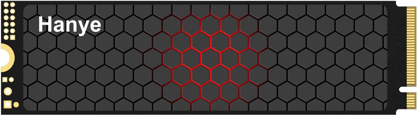 Amazon | Hanye E500P 内蔵SSD 4TB PCIe Gen5 M.2 NVMe 2280 DRAM搭載 超高速読込 ...