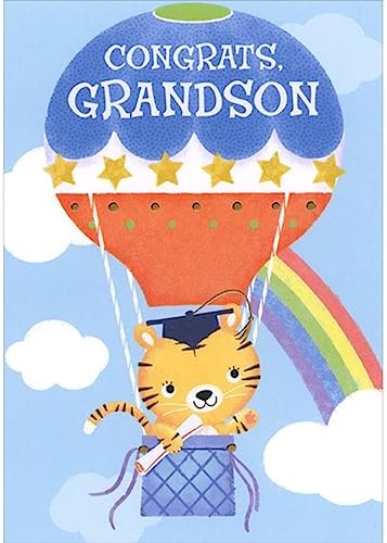 Amazon.com : Designer Greetings Congrats Grandson: Cute Tiger in Hot ...