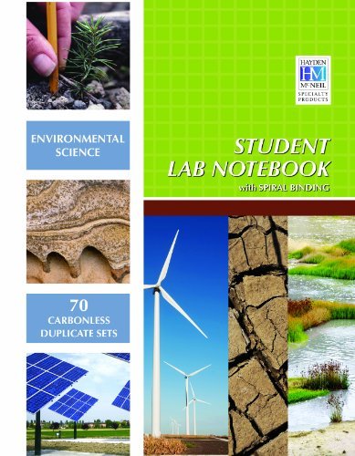 Environmental Science Student Lab Notebook: 70 Carbonless Duplicate ...