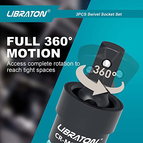 Snapklik.com : Libraton Swivel Socket Set, Impact Swivel Socket Set ...