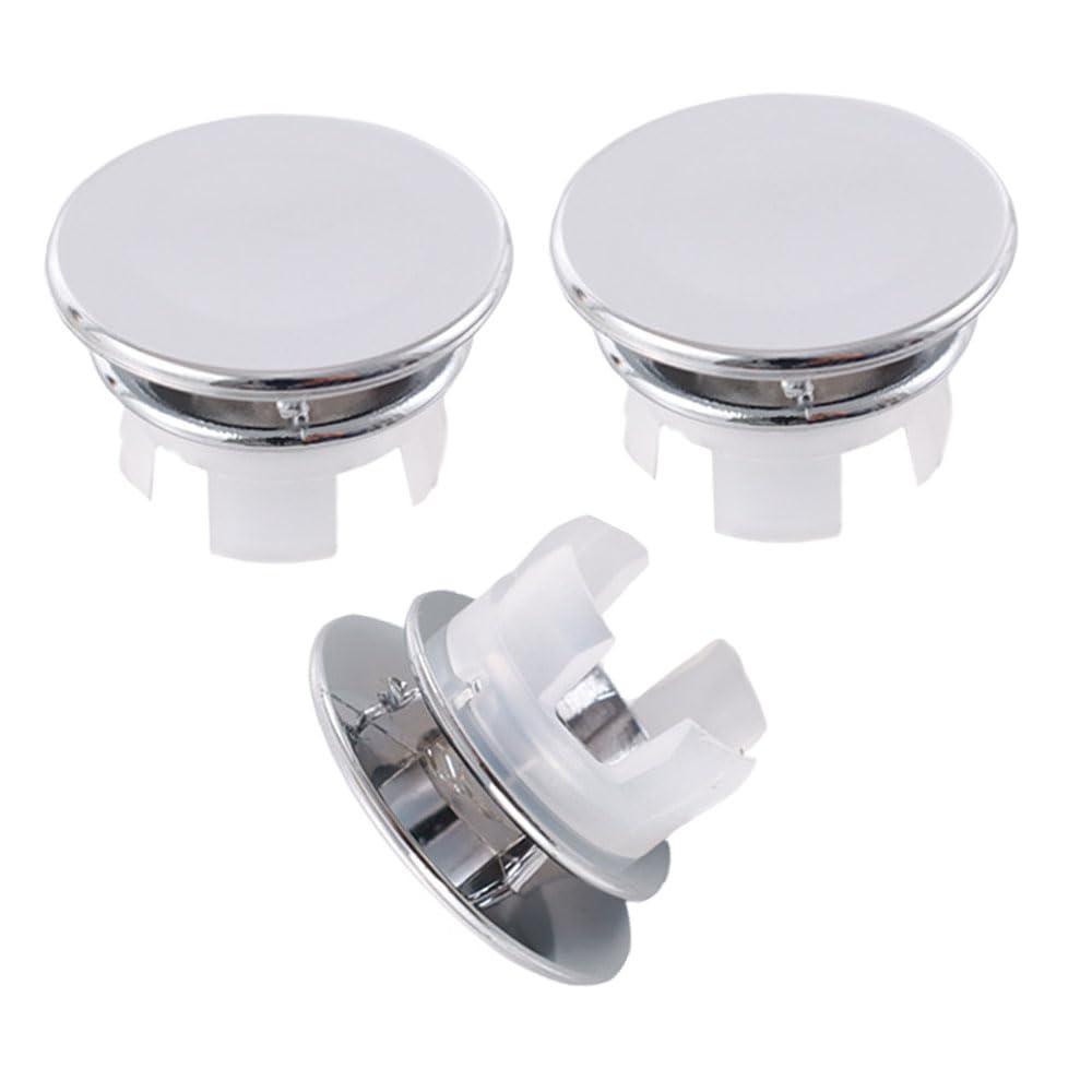 3 Pieces Faucet Hole Cover Sink Hole Cover Kitchen Sink Tap Hole Plate ...
