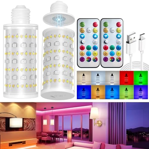AlltroLite 4-Pack - Battery Operated Wireless LED Light Bulb | 200 ...