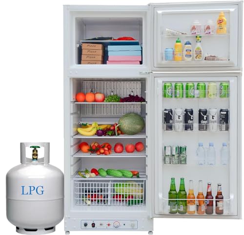 Propane Freezer Smad 12 Volt RV Refrigerator, 1.7 Cu.ft Mini Fridge ...