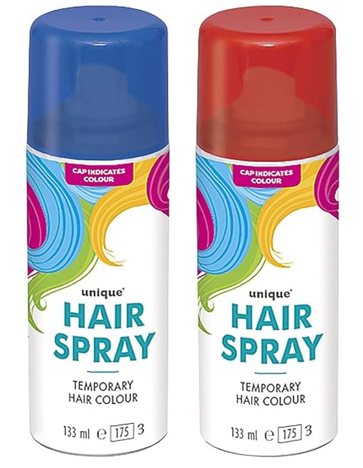 133ml washable temporary hair colour spray kids adults Halloween ...