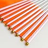 Amazon.com: Consummate 25 Pack Solid Orange Flag Small Mini Plain ...