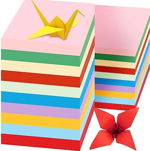 Amazon.com : 3000 Sheets Origami Paper 6 Inch Square Colored Paper ...