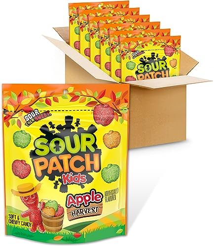 Amazon.com : SOUR PATCH KIDS Apple Harvest Soft & Chewy Candy, Bulk ...