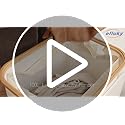 Amazon.com: efluky Laundry Basket with Wheels, Aesthetic Dirty Clothes ...