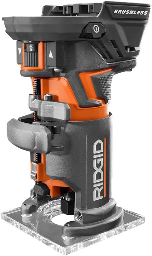 18-Volt OCTANE™ Cordless Brushless Compact Fixed Base Router with 1/4 ...