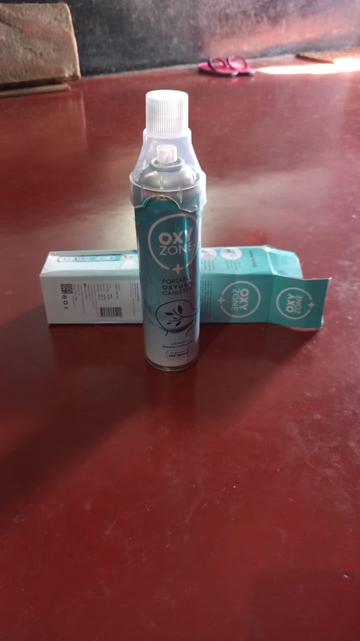 Buy OXYZONE Natural Oxygen 12 Litres in Portable Can | First Aid ...