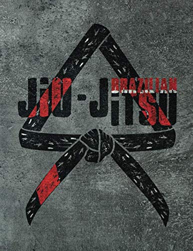 Brazilian Jiu Jitsu: BJJ Notebook with College Ruled, Lined Pages ...