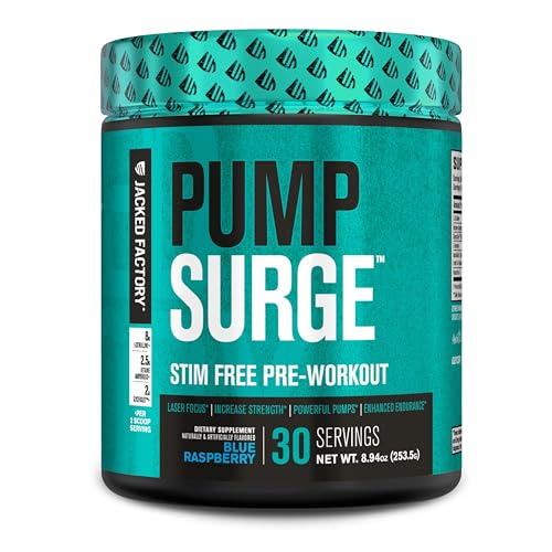 Snapklik.com : Jacked Factory Pumpsurge Caffeine Free Pre Workout For ...