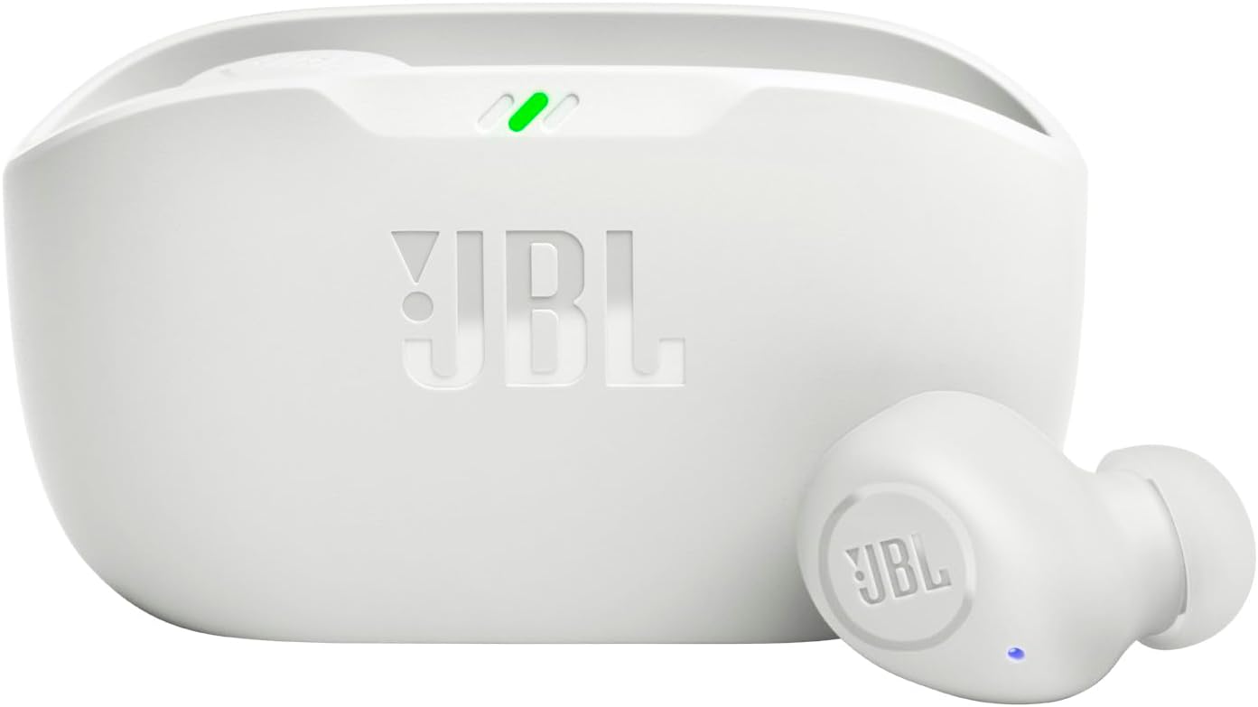 Amazon.com: JBL Vibe Buds True Wireless Headphones - White, Small ...