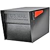 Mail Boss 7526 Mail Manager Street Safe Locking Security Mailbox, Black ...