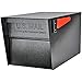 Mail Boss 7526 Mail Manager Street Safe Locking Security Mailbox, Black ...