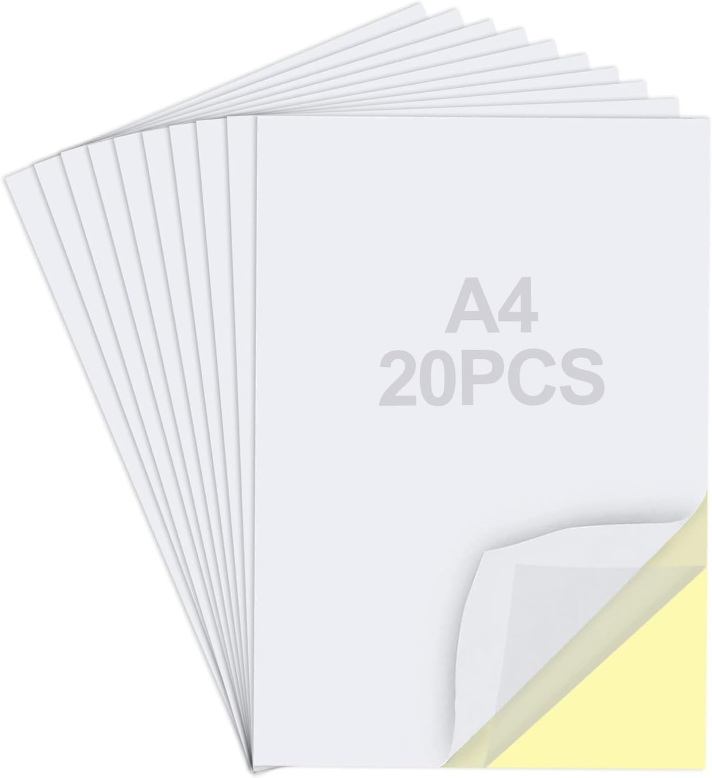 Stix2 Double Sided A4 Clear Adhesive Sheets, pack of 5 : Amazon.co.uk ...