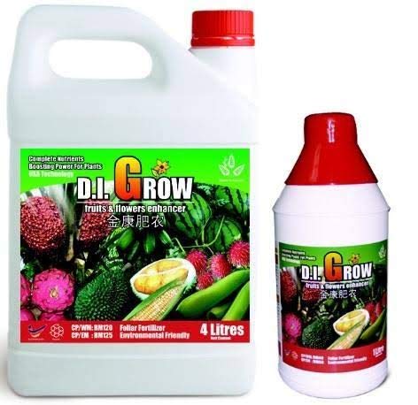 Digrow Red Organic Foliar Fertilizer 500ML,Fruits Flower Enhancer ...