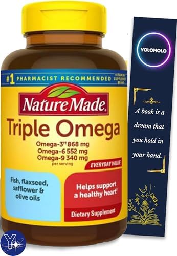 Amazon.com: Triple Omega 3-6-9, 150 Softgels Value Size, Omega ...