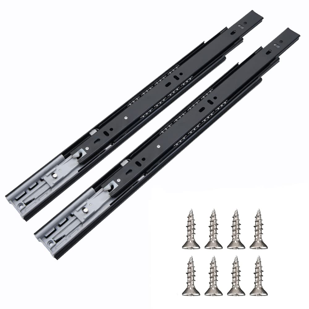 Buy 3-Sections Soft Close Silent Drawer Slides,Side Ball Bearing ...