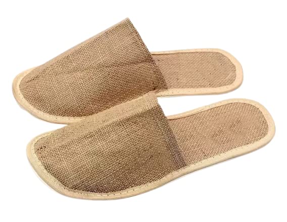 Buy Relix Shoppe Eco-Friendly Natural Jute Slippers for Men and Women ...