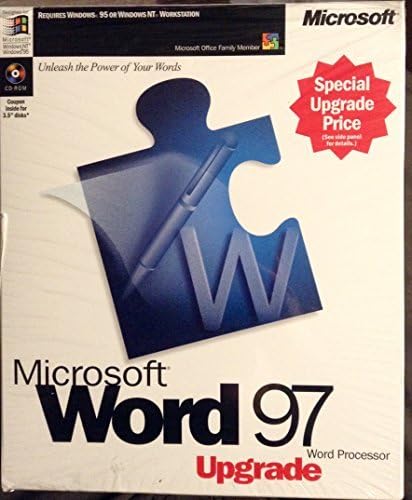 Microsoft Word 97 Upgrade PC : Amazon.ca: Software