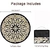 Amazon.com: Homcomoda Round Outdoor Patio Rugs 6Ft Waterproof Indoor ...