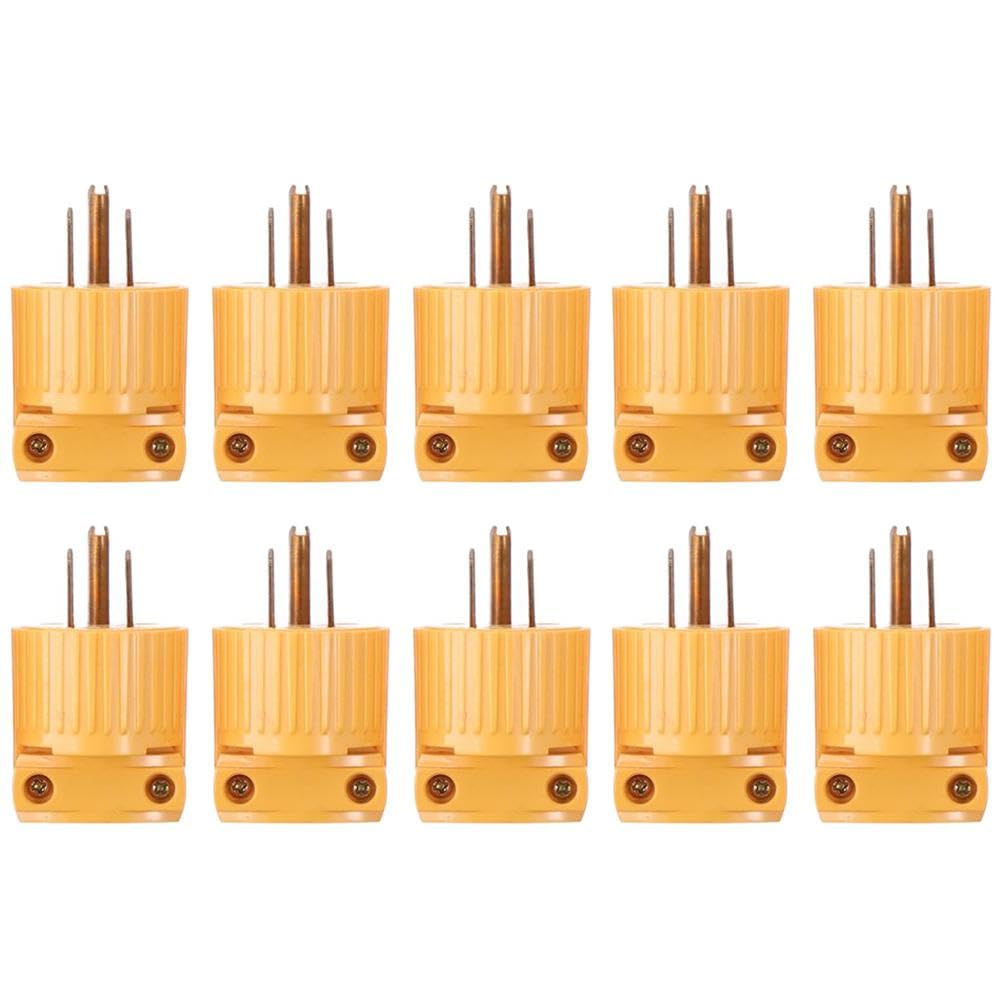iuniq 10 PCS US Standard Electrical Replacement Plug Extension Cord ...
