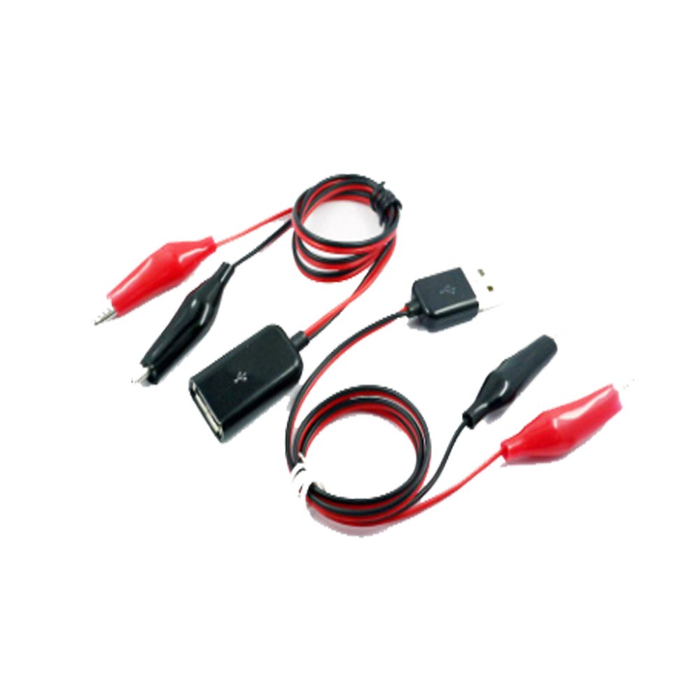 Yiqigou Double Alligator Clip Jumper Probe Test Leads to USB Male ...