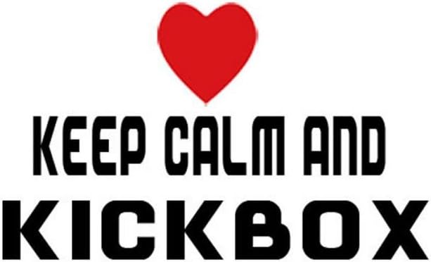Amazon.com: KEEP CALM AND KICKBOX Decal Car Laptop Wall Sticker ...