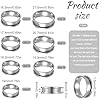 Amazon.com: Ring Blanks, 14 Pcs Stainless Steel Finger Rings Grooved ...