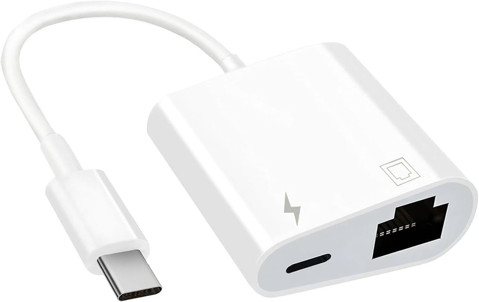 Amazon.com: DICKMITH USB C to Ethernet Adapter 2 in 1 USB C to RJ45 ...