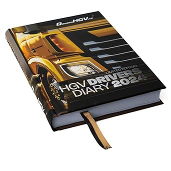 HGV Drivers Diary 2024: Trucker Log Book | Weekly Timesheet | Shift ...